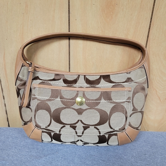Coach | Bags | Coach Signature Ergo Hobo Shoulder Bag | Poshmark